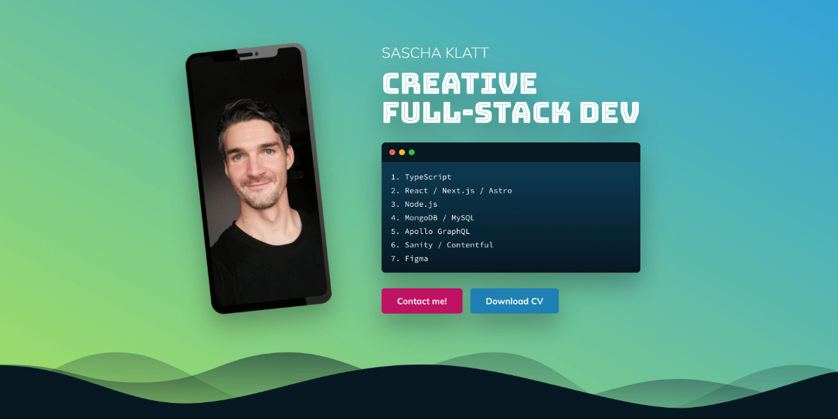 Sascha Klatt | full-stack web developer